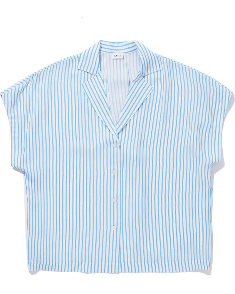 The Silk Mavis - White/Blue